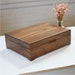 Extra Large Keepsake Box Large Wooden Box Walnut Jewelry - Etsy