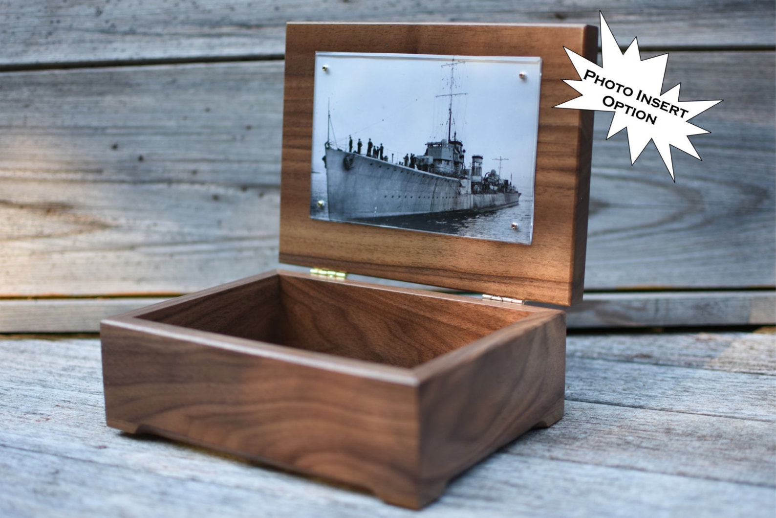 Keepsake Box Custom Engraved Wood Box Walnut Keepsake Box | Etsy