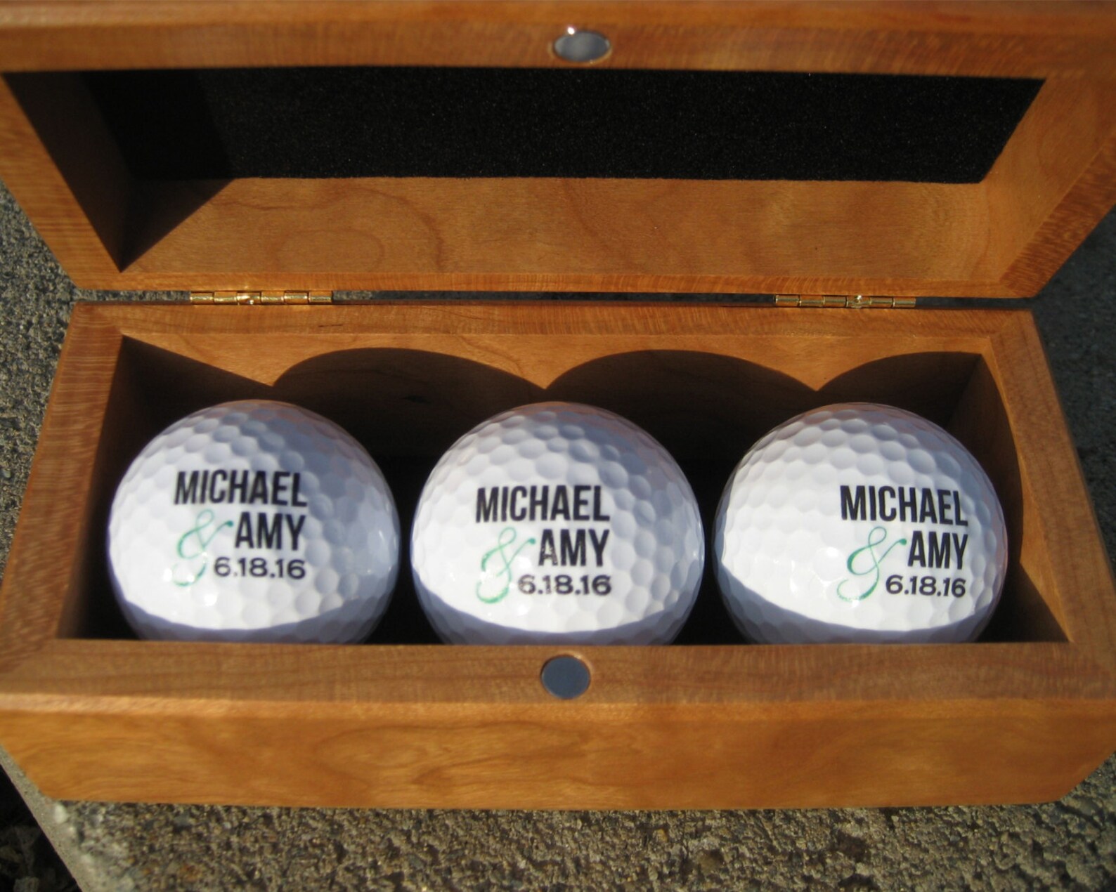 Golf Ball Box Personalized Golf Ball Box Golf Nut | Etsy