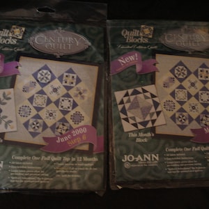 Quilt Block of the Month Century Quilt Kit Joann Fabric - Etsy