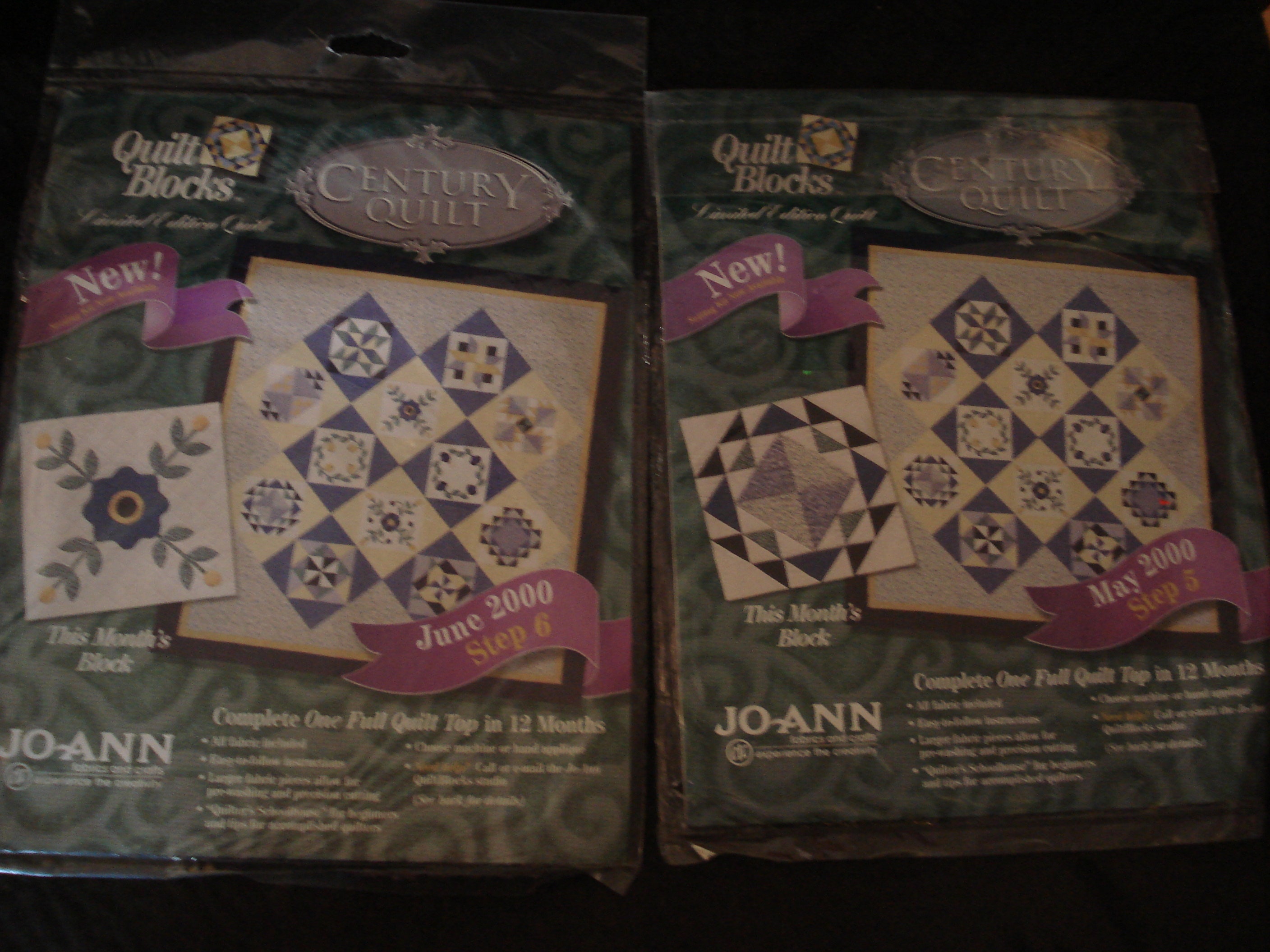 Quilt Block of the Month Century Quilt Kit Joann Fabric - Etsy