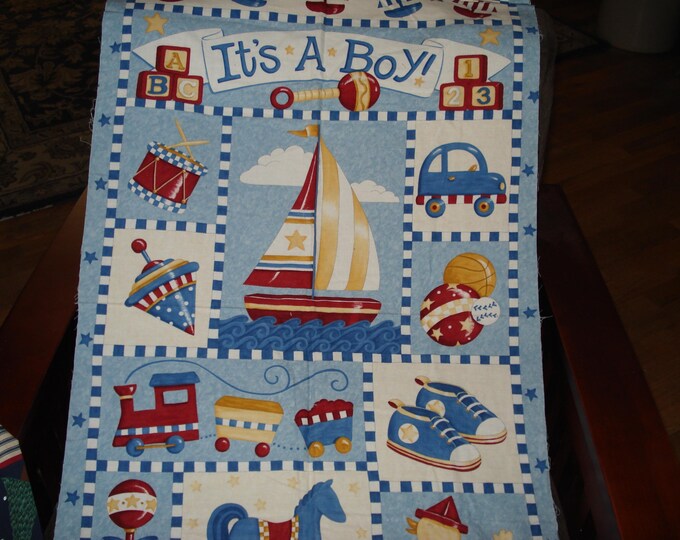 Fabric Panel "it's a Boy" by Deb Strain for Moda - Etsy