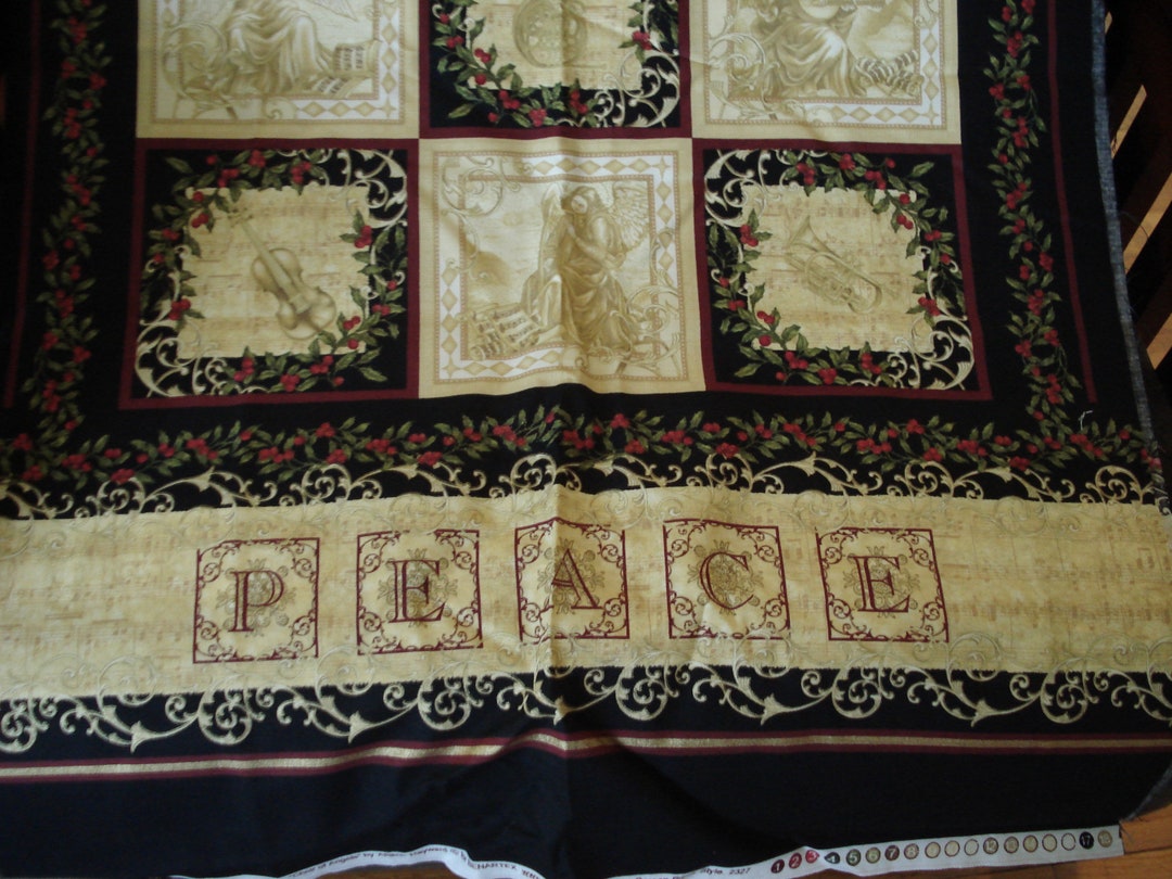 Choir of Angels Fabric Panel by Allison Hayward - Etsy