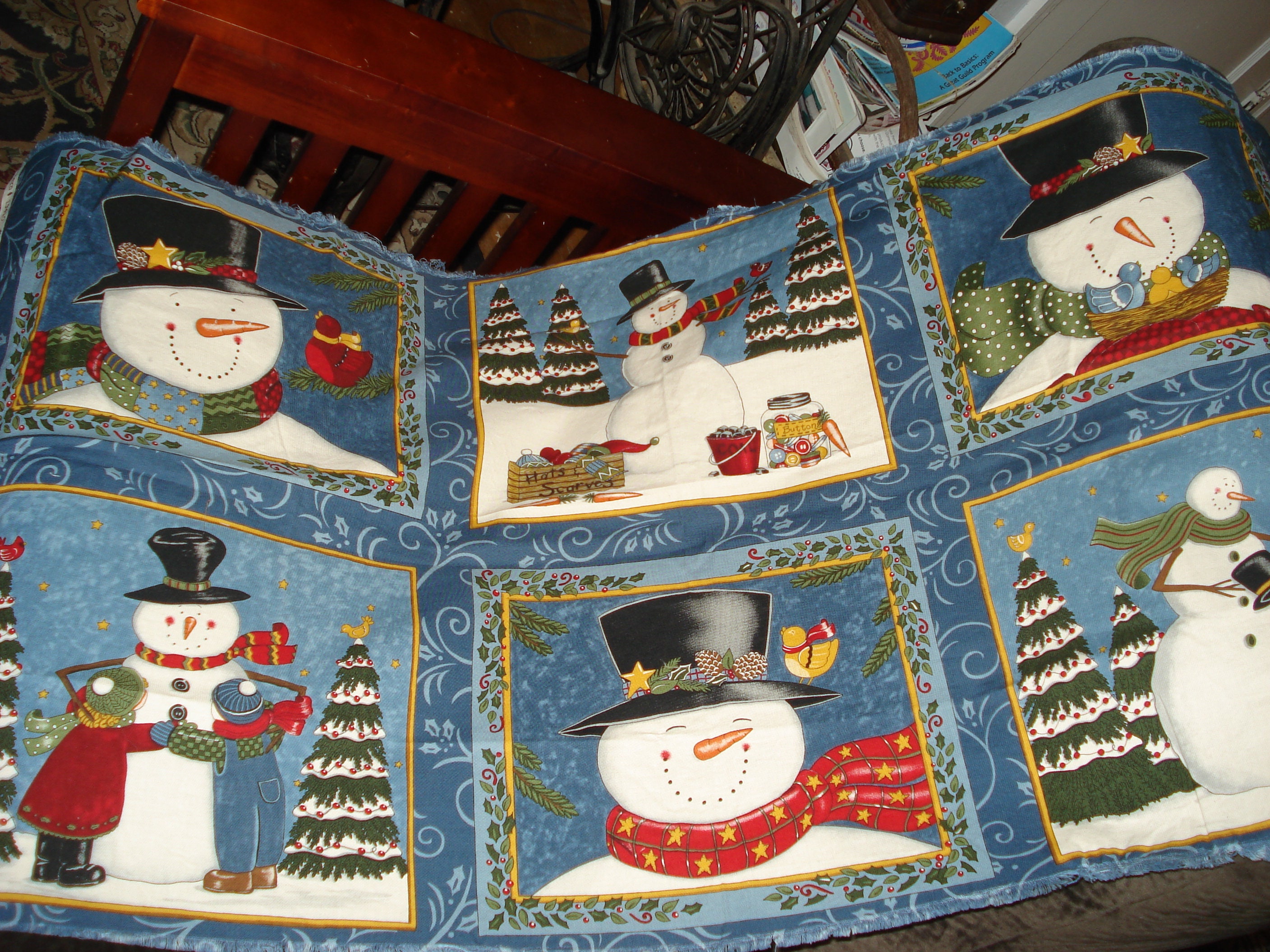 Vintage Christmas Panel Making New Friends by Deb Strain for Moda - Etsy