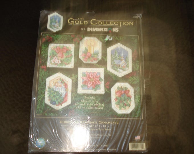 Dimensions Gold Collection "christmas Keepsake Ornaments" - Etsy