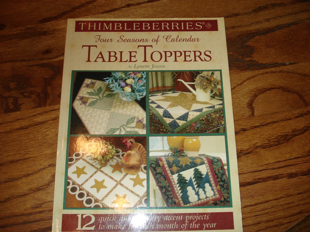 Four Seasons of Calendar Table Toppers by Lynette Jensen - Etsy