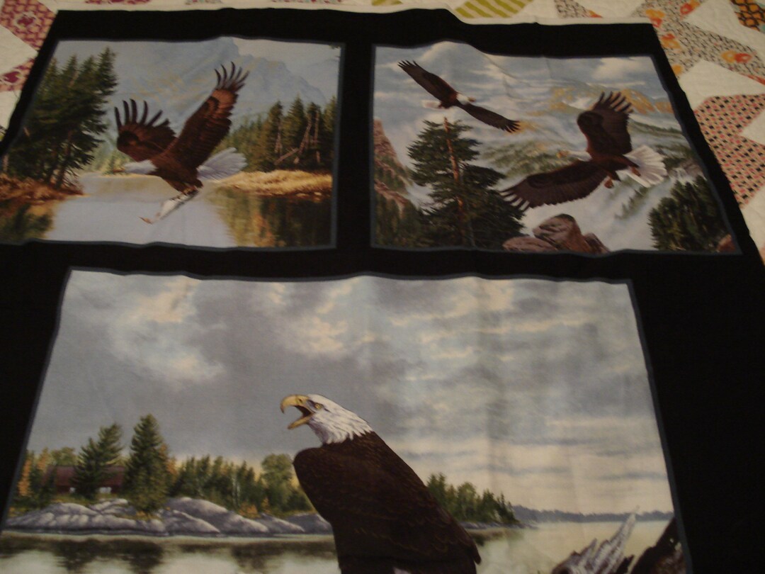 Bald Eagle Panel by Elizabeth's Studio Northern Promotions - Etsy