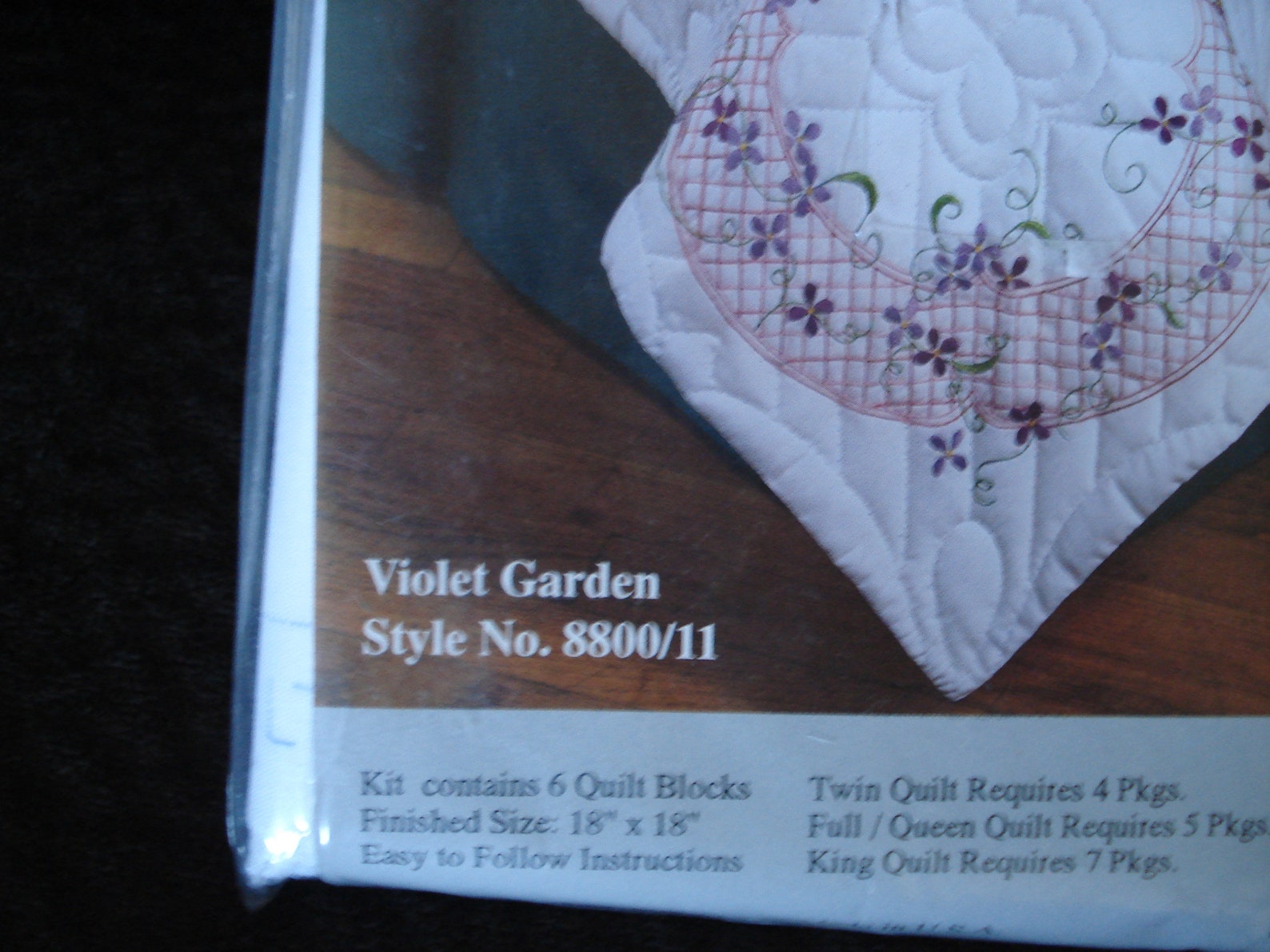 Tobin Quilt Blocks to Embroider Violet Garden - Etsy