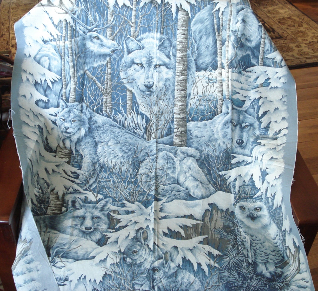 Midwinter Dream Fabric Panel by Springs Industries - Etsy