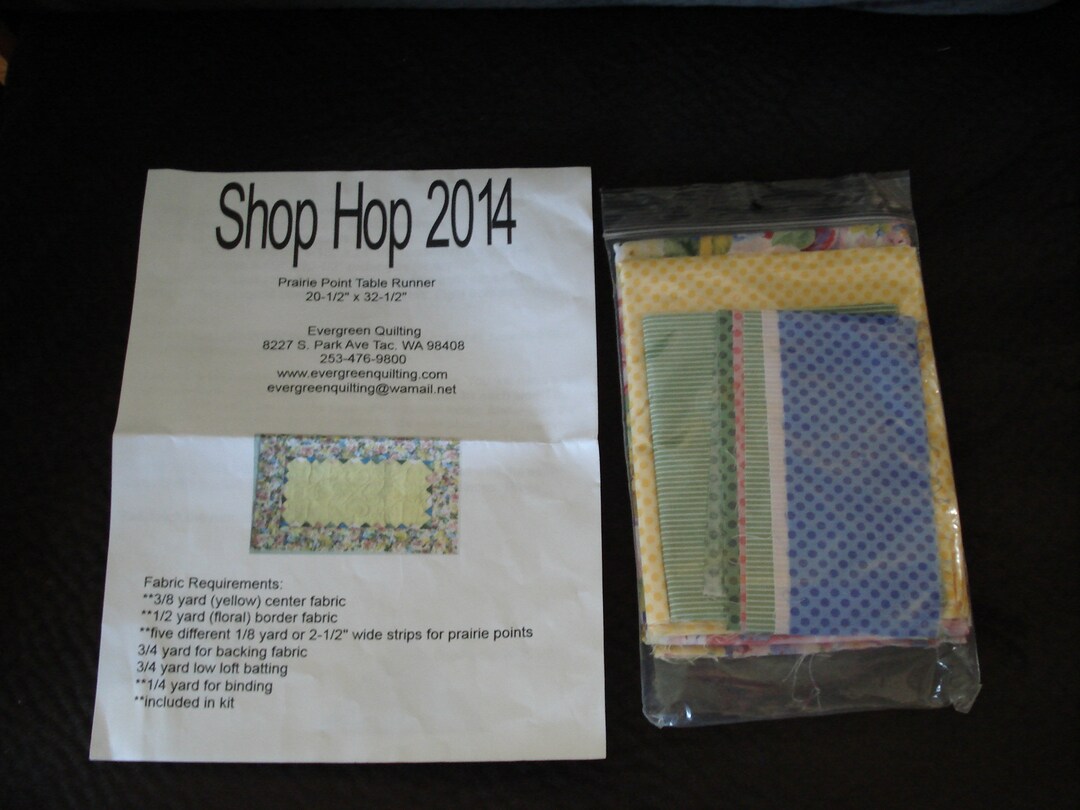 Prairie Point Table Runner From the 2014 Shop Hop - Etsy