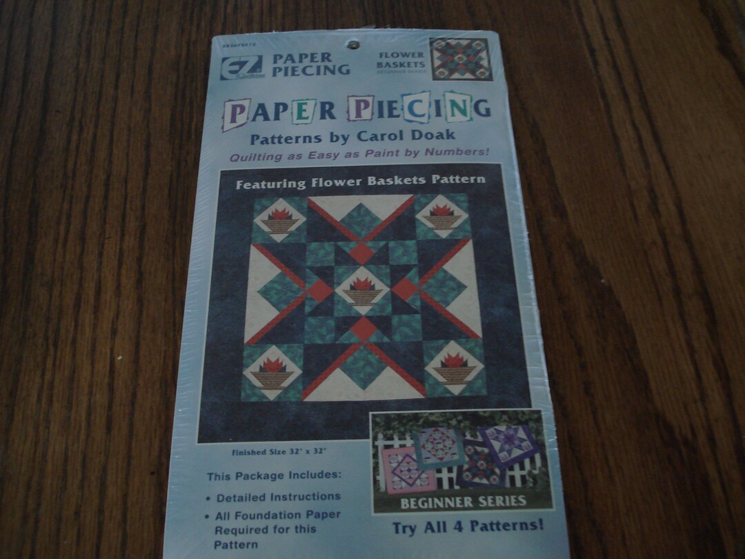 Paper Piecing Patterns by Carol Doak - Etsy