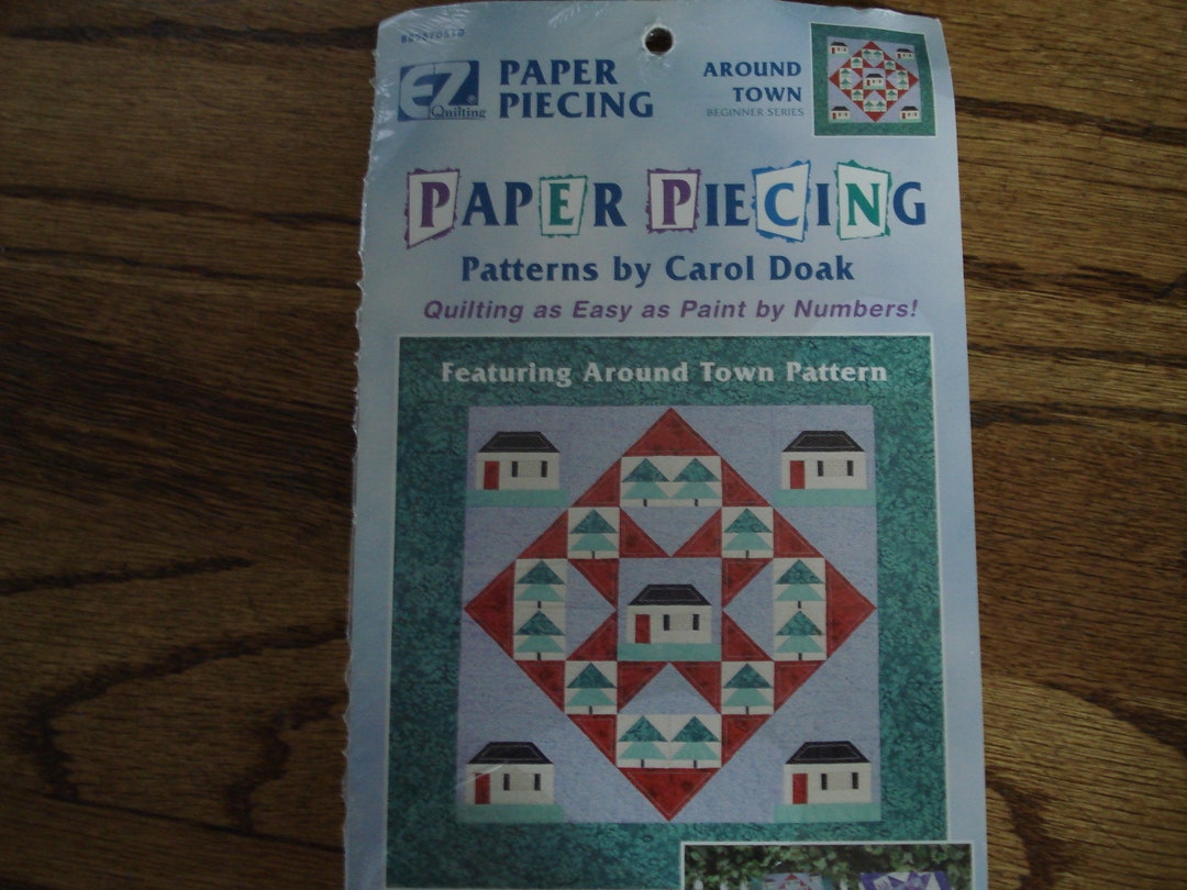 Paper Piecing "around Town" Pattern by Carol Doak - Etsy
