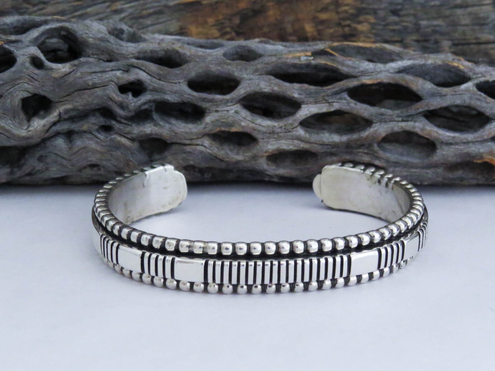Sterling Silver Cuff Bracelet Native American Navajo Silver - Etsy