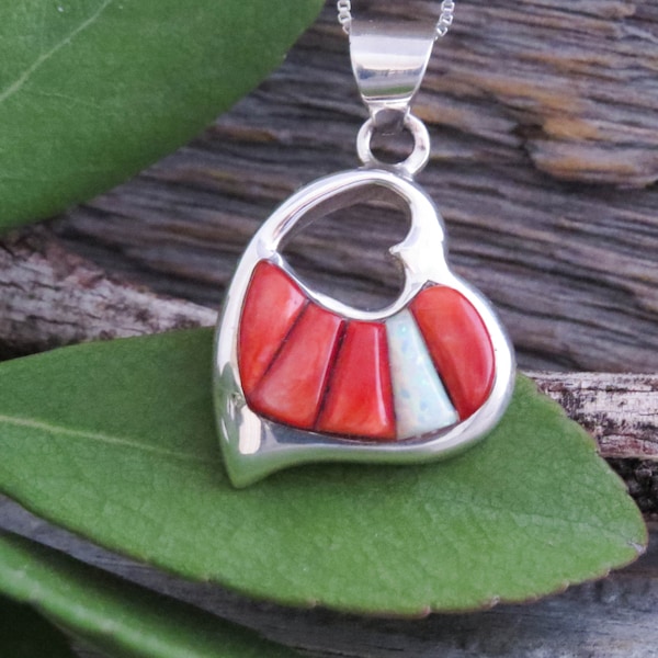 Native American Heart Necklace - Etsy