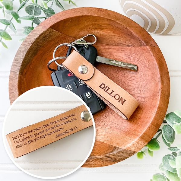 Bible Verse Keychain - Etsy