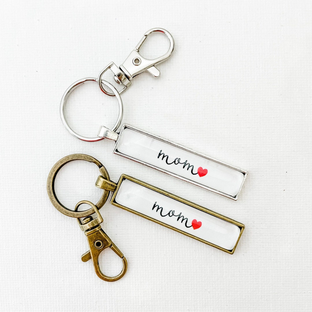 Mom Keychain, Name Keychain, Personalized Keychain, Mothers Day Gift ...