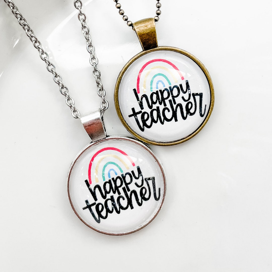 Teacher Necklace, Teacher Jewelry, Teacher Christmas Gifts, Special ...