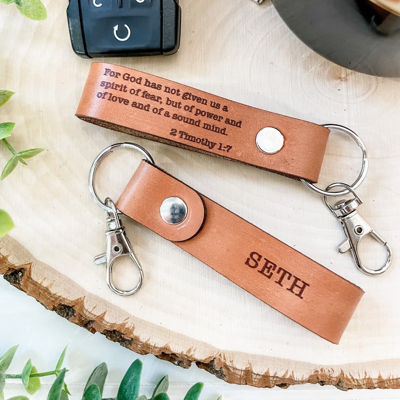 Bible Verse Keychain - Etsy