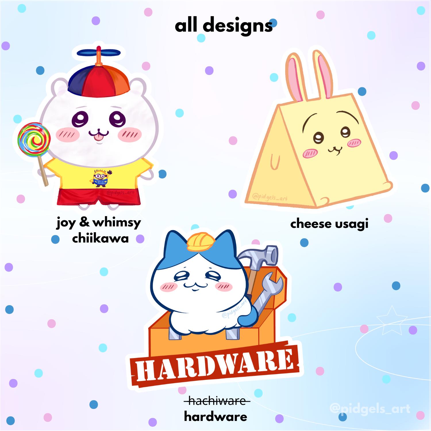 Assorted Chiikawa Meme Funny Holographic Glitter Stickers - Chiikawa ...