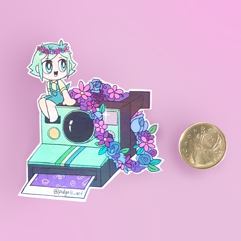 OMORI Vinyl Sticker Basil's Camera | Etsy