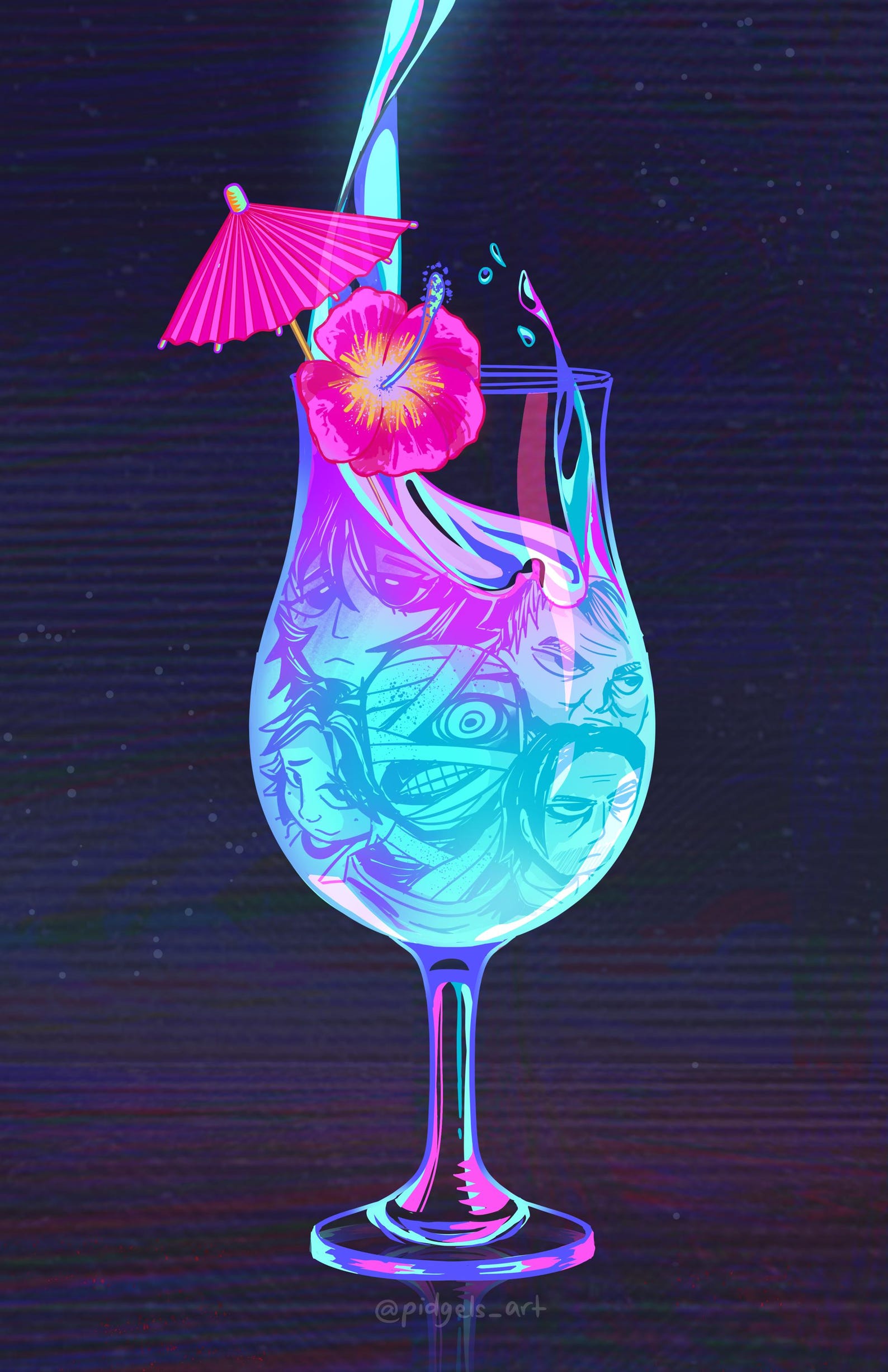 Mouthwashing Tulpar Crew Cocktail Print Poster (11"x17") - Etsy