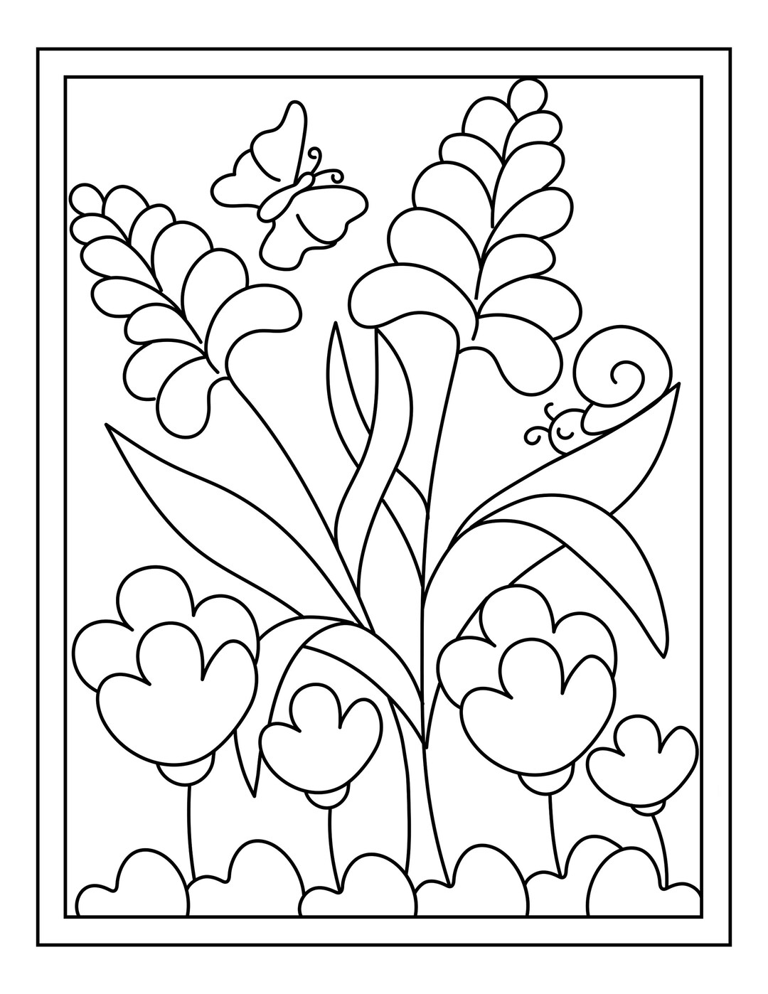 Hello Spring Coloring Pages (16 Pages) - Etsy