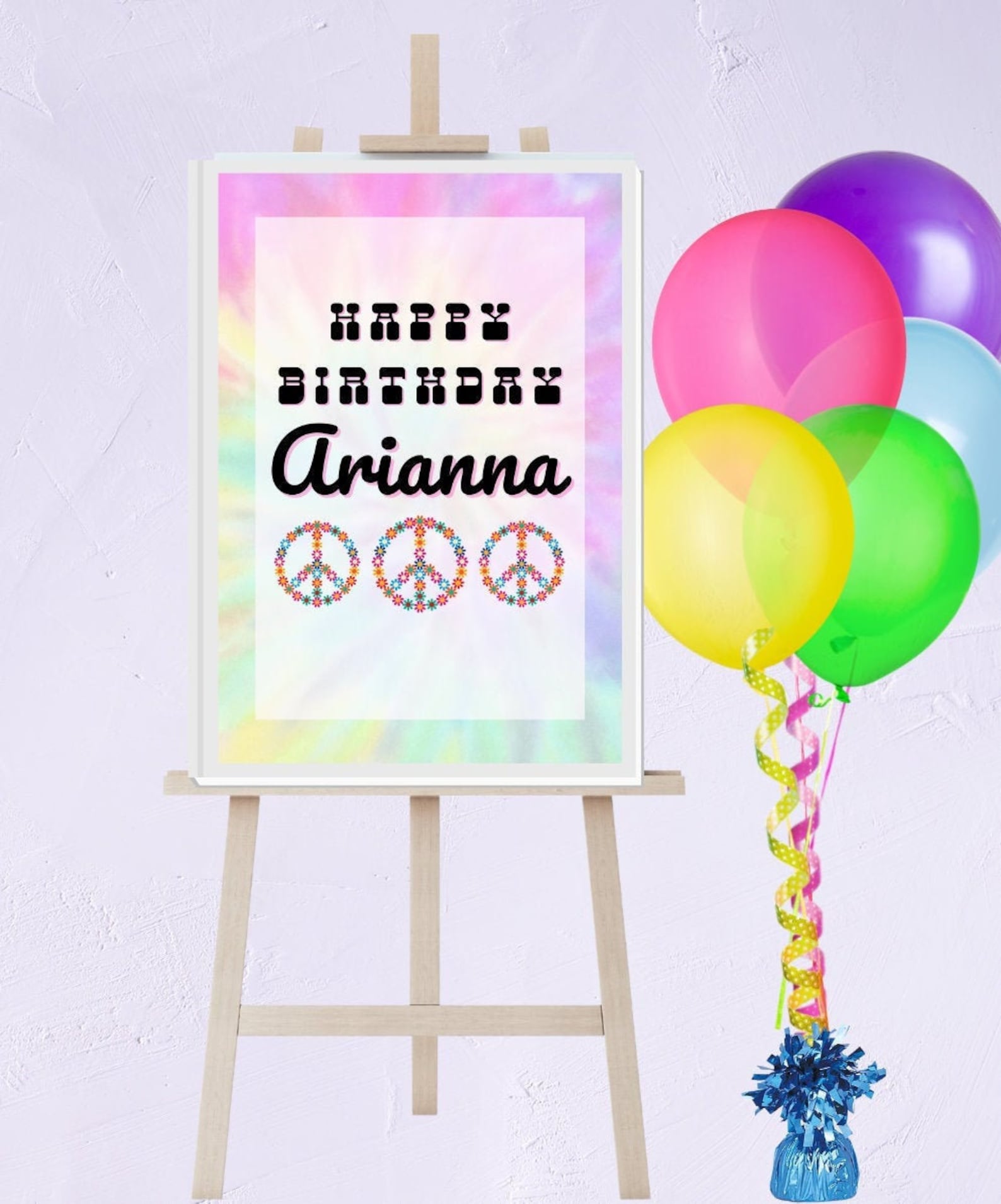 Editable, Printable Happy Birthday Poster - Etsy
