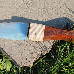 Hand Carved Opal Knife Dagger Crystal Quartz Opalite - Etsy