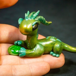 BIRTHSTONE DRAGON Custom Personalised Sculpture Made to Order Miniature ...