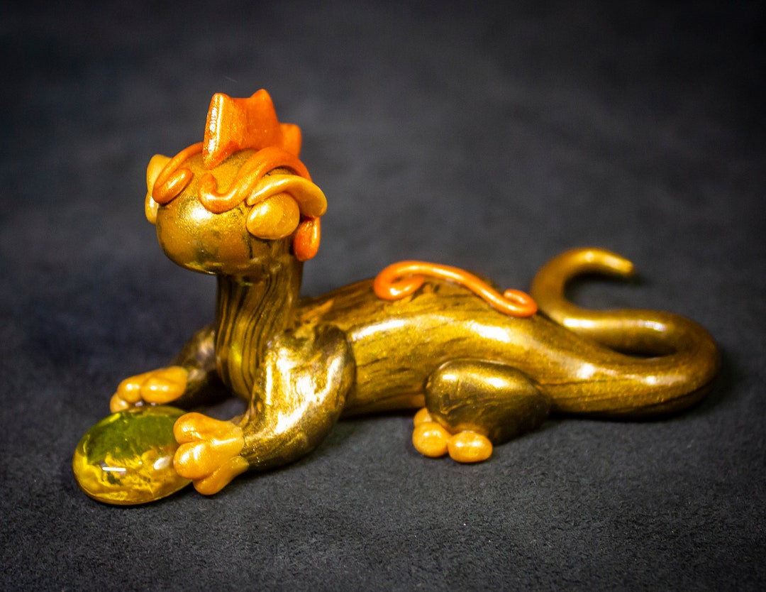 NOVEMBER BIRTHSTONE DRAGON, Citrine, Made to Order Sculpture ...