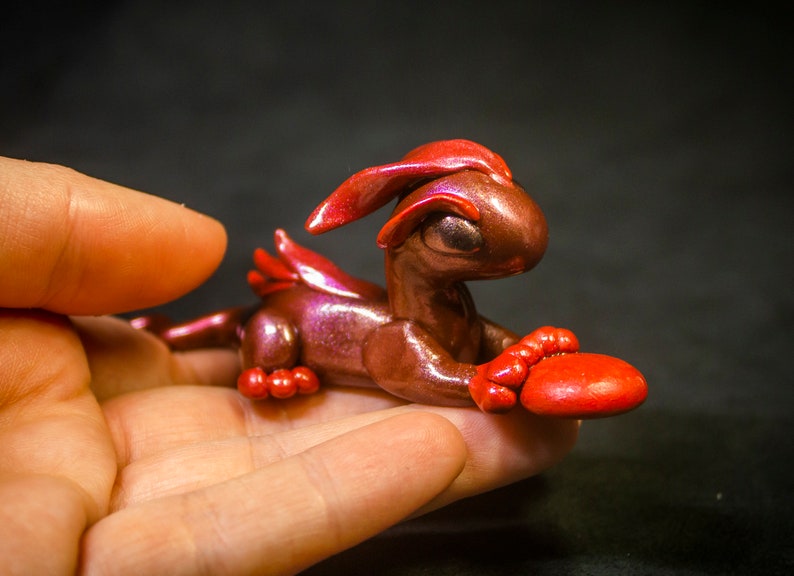 JULY BIRTHSTONE DRAGON Ruby Made to Order Sculpture | Etsy