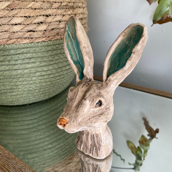 Hare Sculpture - Etsy