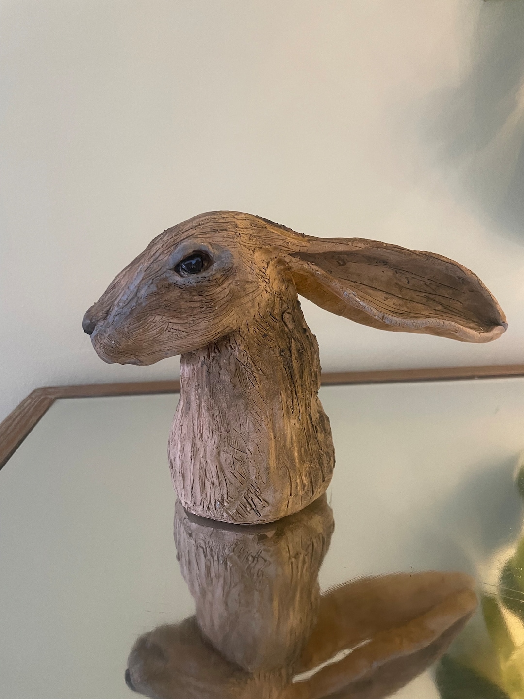 Ceramic Hare Handmade Crank Clay Shelf Ornament Unique Gift Boxed ...