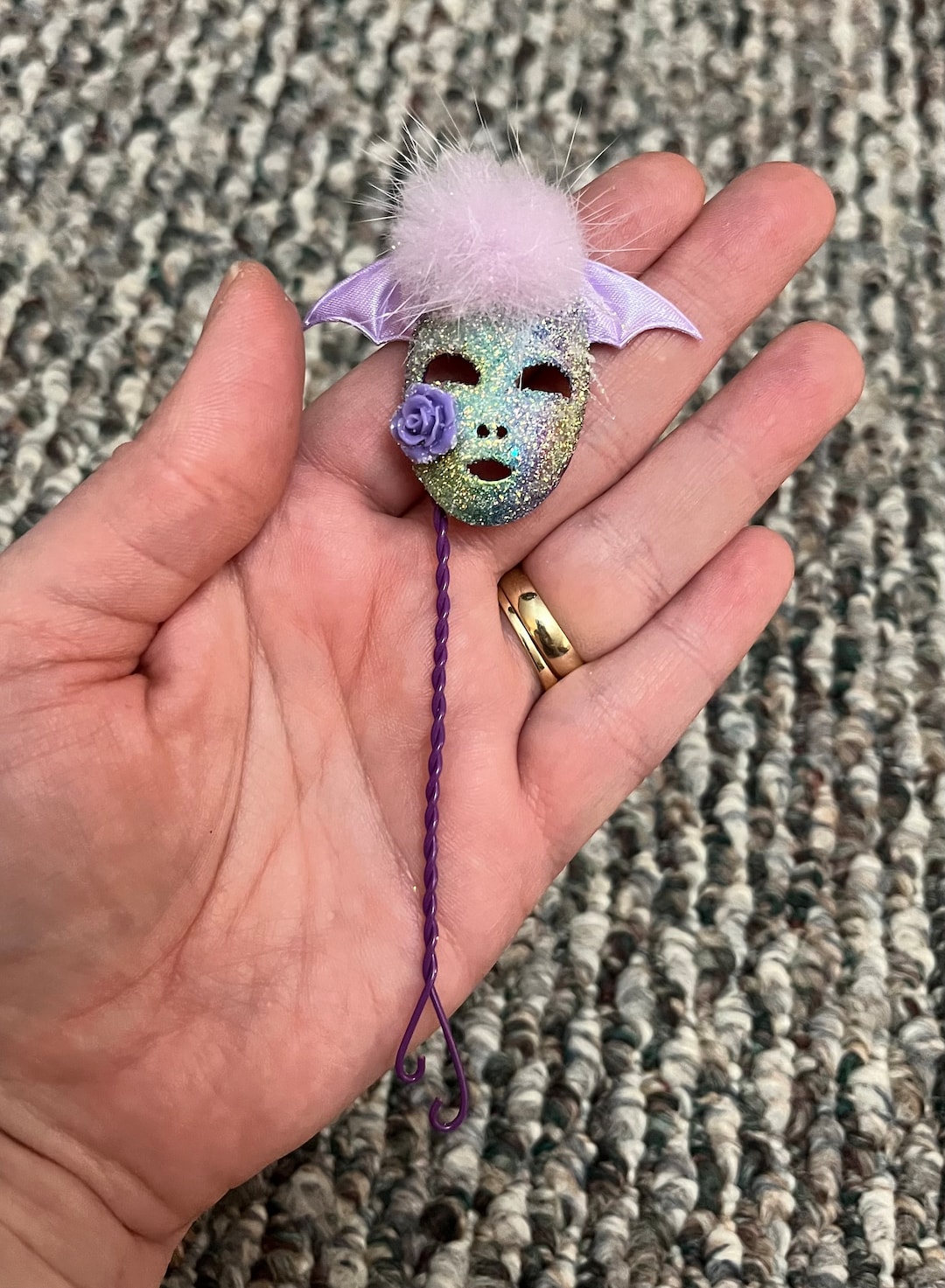OOAK Fairy Art Mardi Gras Masquerade Mask for Fairy Mermaid Art Doll ...