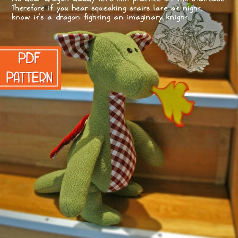 Dragon Plush Pattern - Etsy