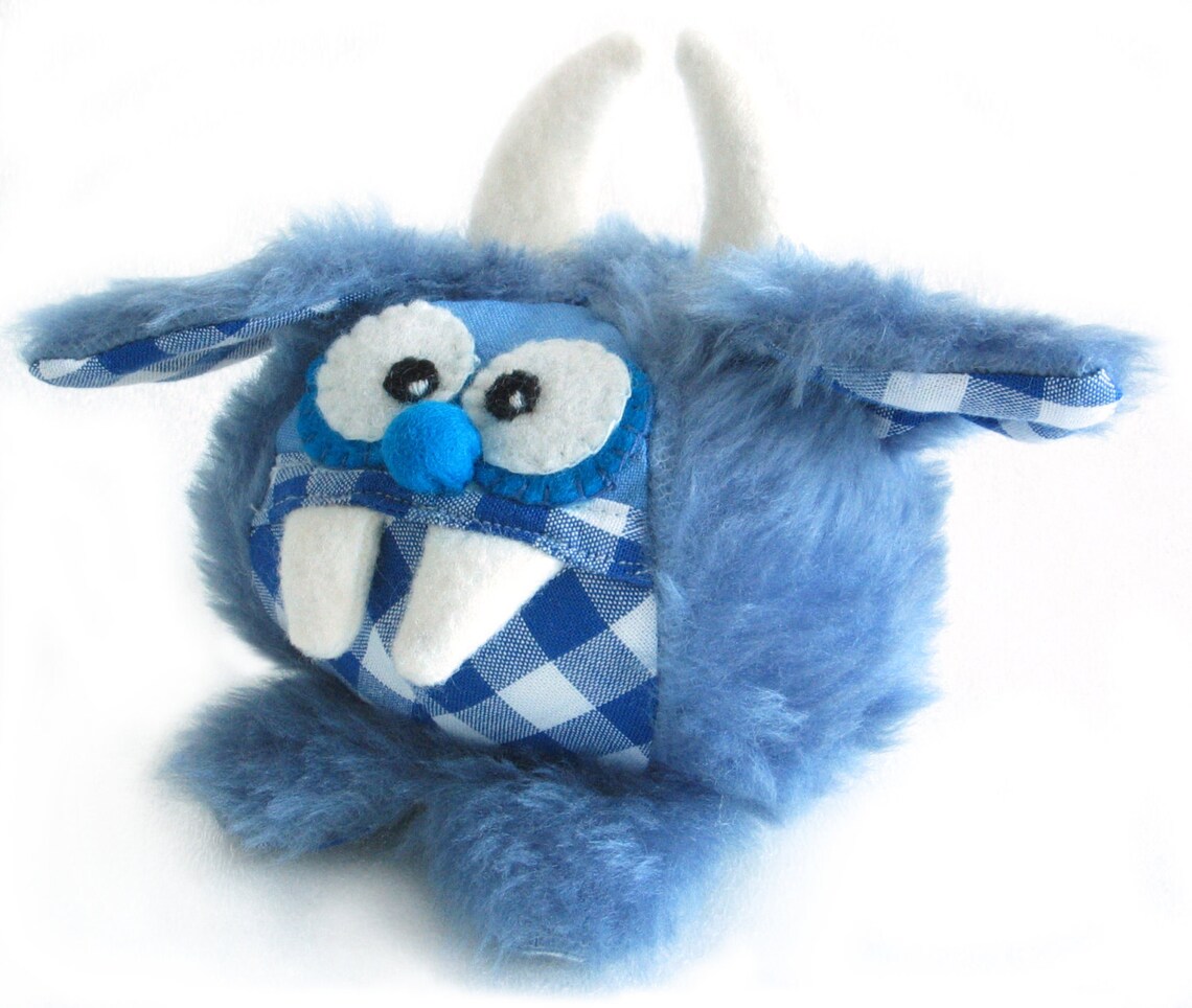 Stuffed Monster Toy Pattern, Plush Monster Softie Pattern, Soft Toy PDF ...