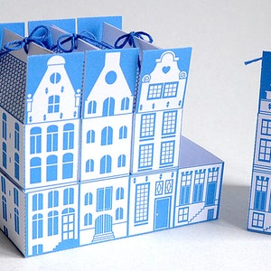 Delft Blue Printable Gift Boxes | Dutch Canal House | INSTANT Download ...