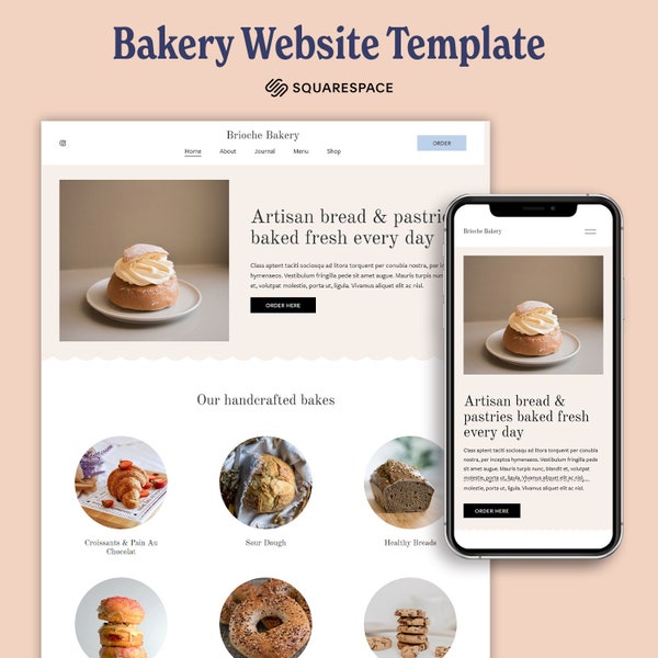Bakery Website - Etsy