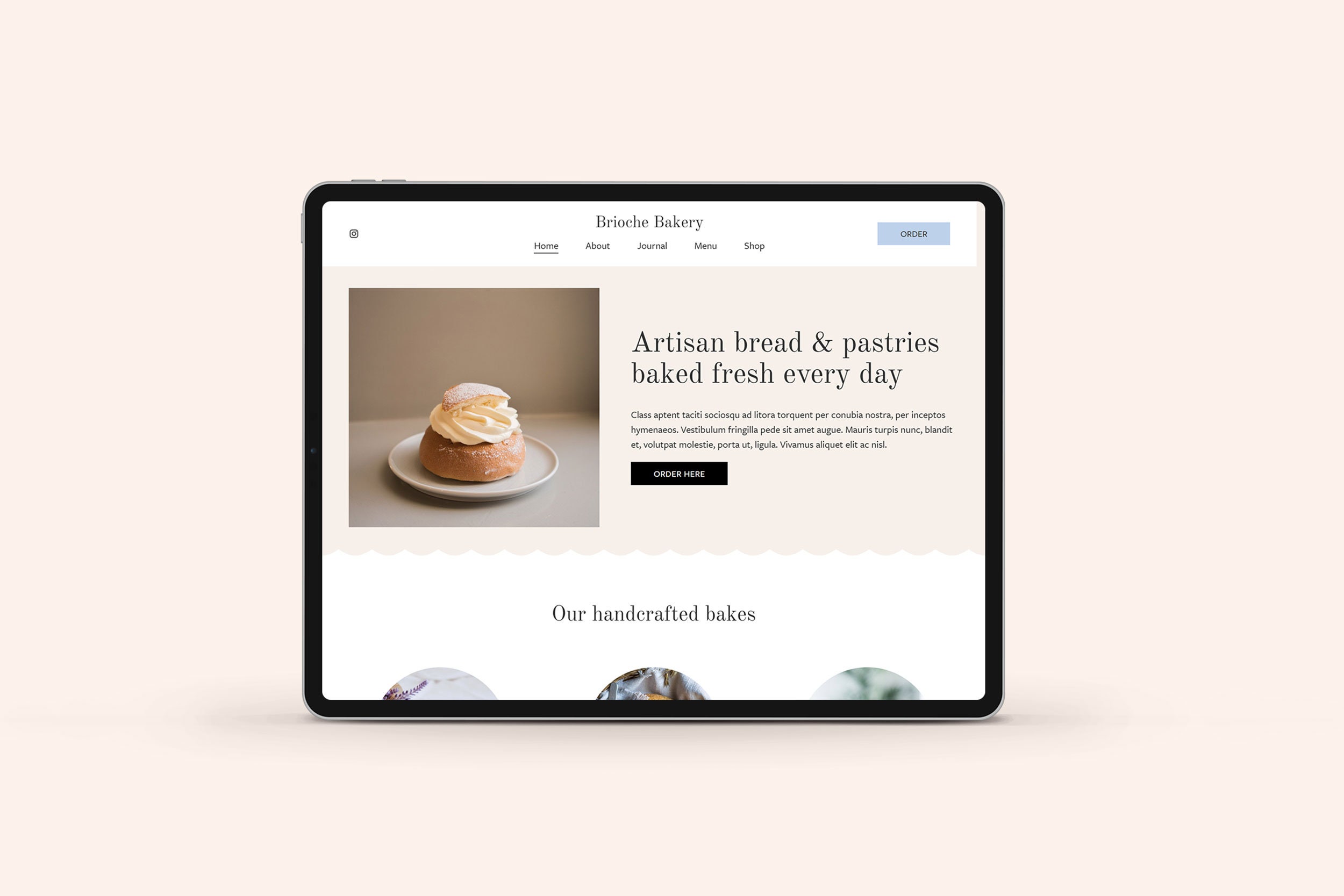Squarespace Website Template for Bakeries & Home Baking Businesses ...