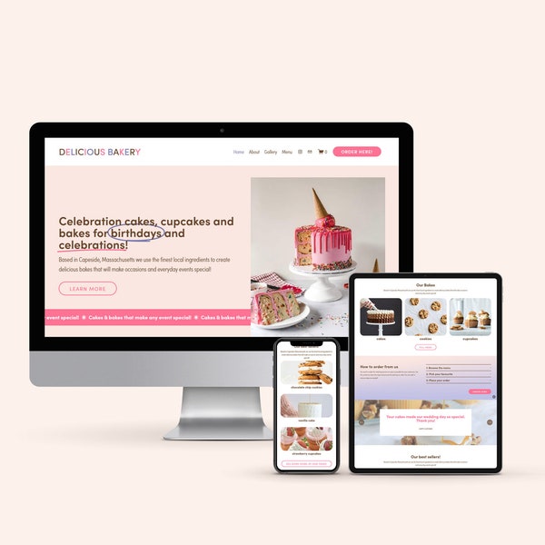 Bakery Website - Etsy