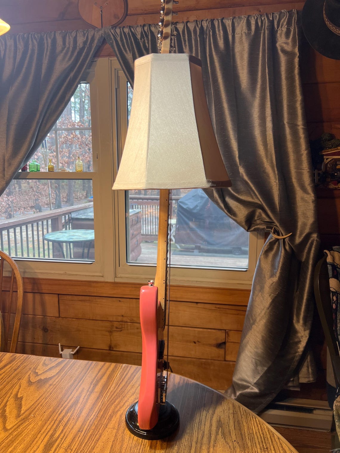 Authentic Electric Guitar Accent Desk Lamp Upcycled - Etsy