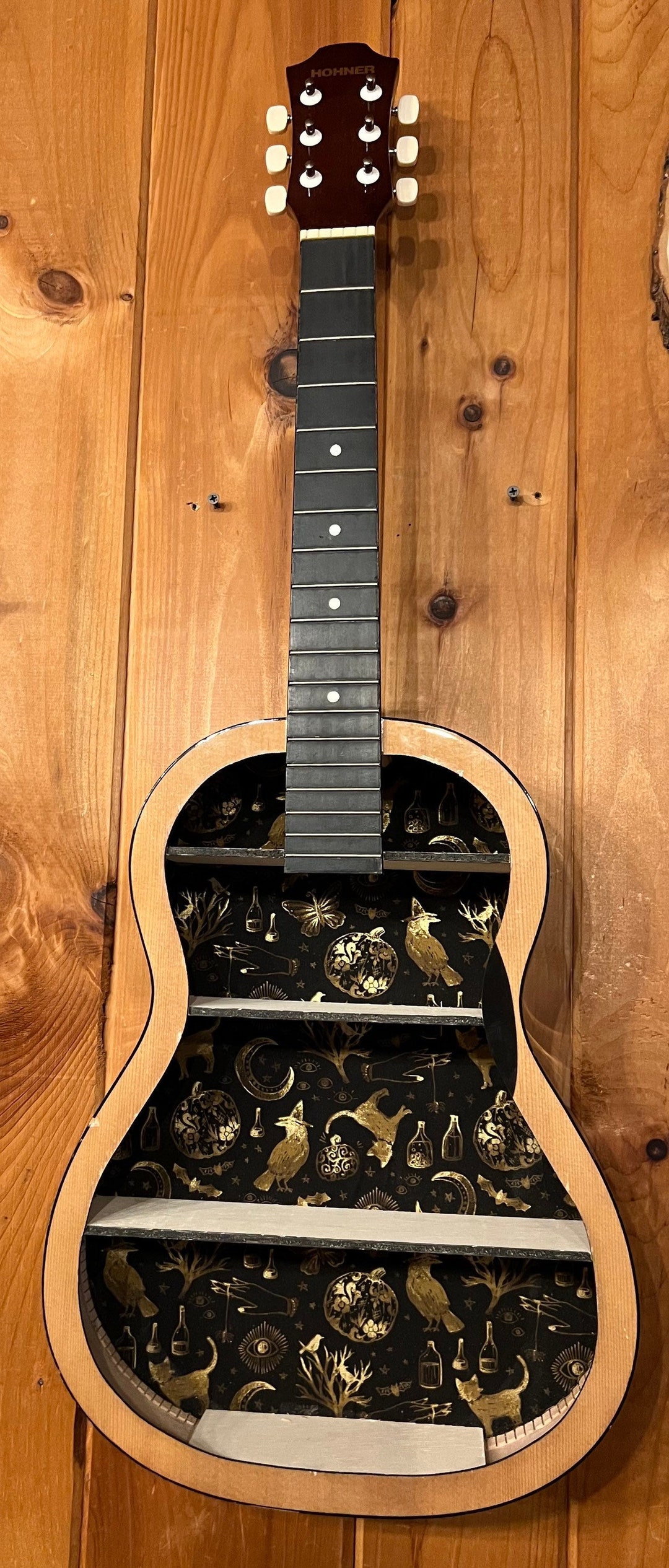 Mystical Guitar Shelf Custom Made READY TO SHIP - Etsy