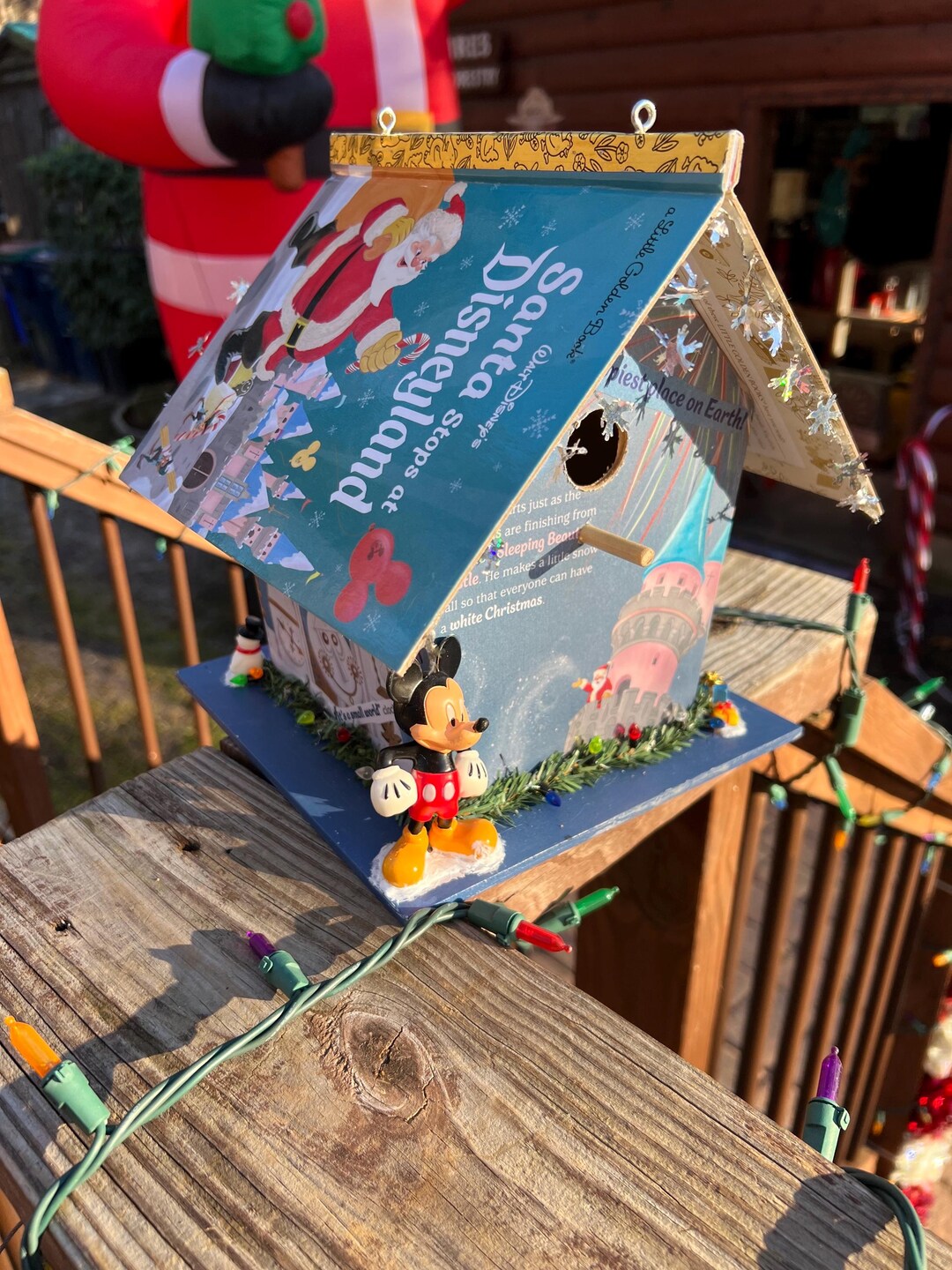 Disneyland Handmade Birdhouse Little Golden Book Indoor Wooden Gift ...