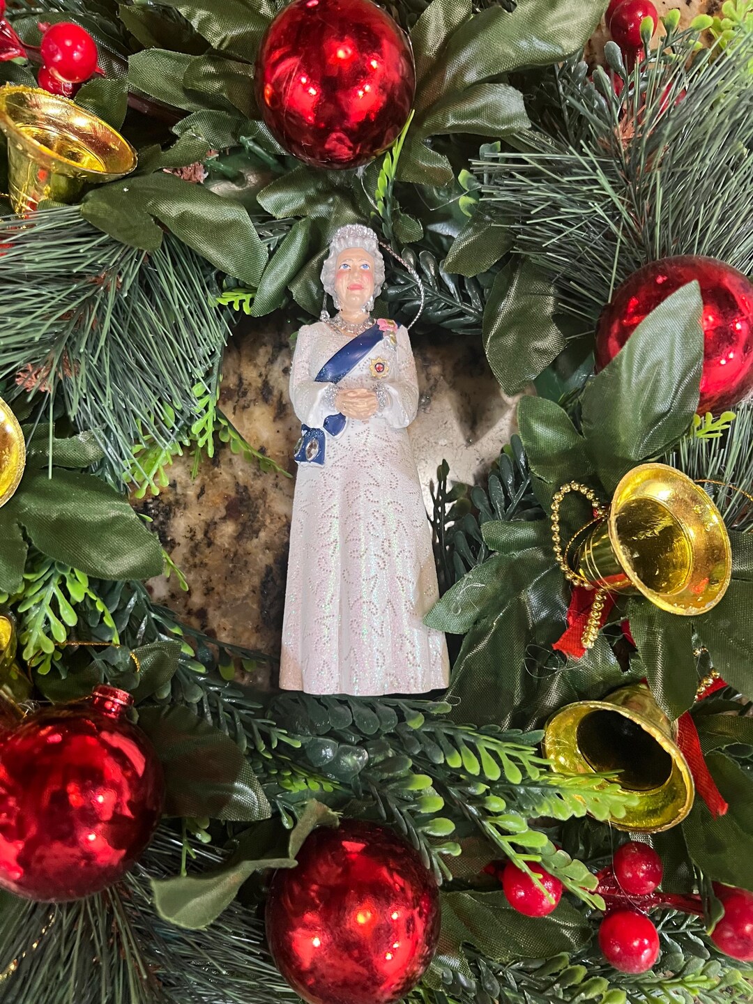 Queen Elizabeth II of England INSPIRED Resin Ornament Christmas Holiday ...