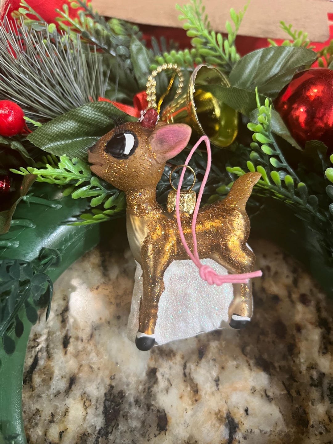 Clarice Classic Rankin Bass RUDOLPH the Red Nosed Reindeer Glass ...