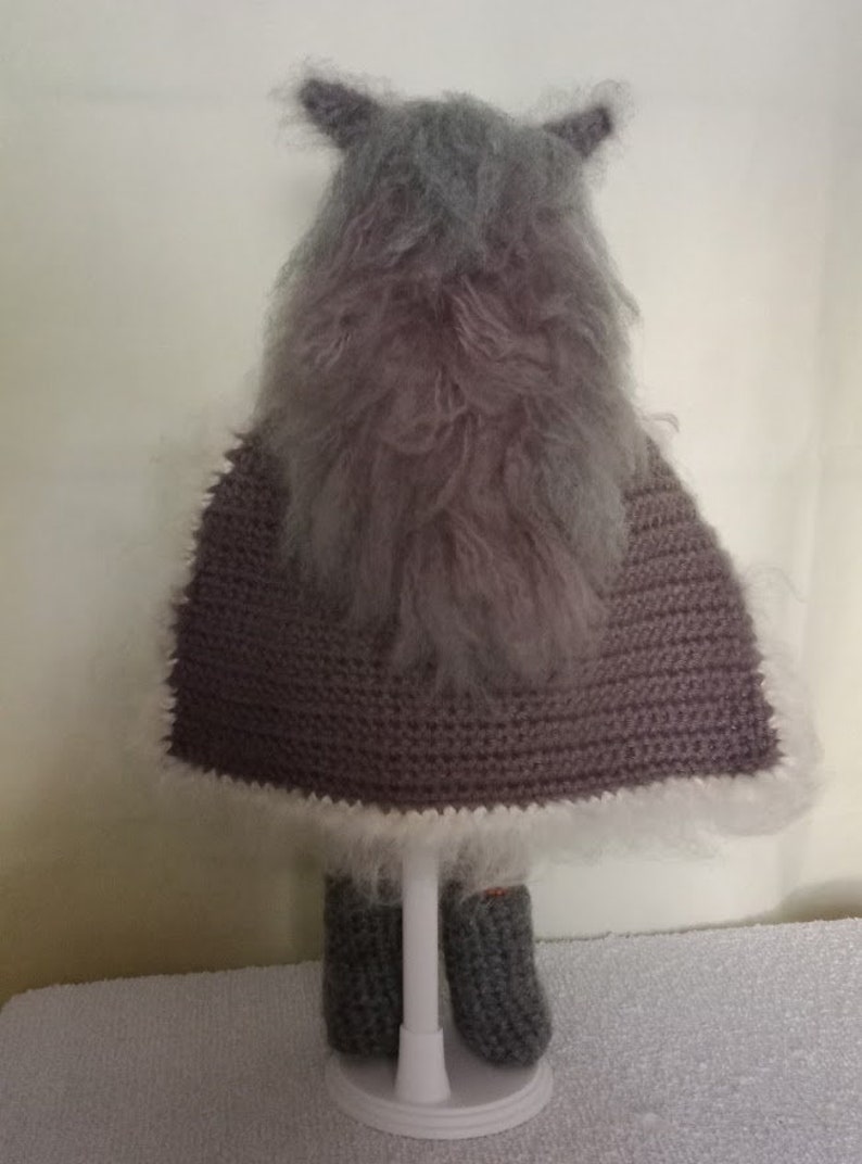 Half Wolf-half Man Boss Doll Toy Crochet Handmade Blaidd-beast - Etsy