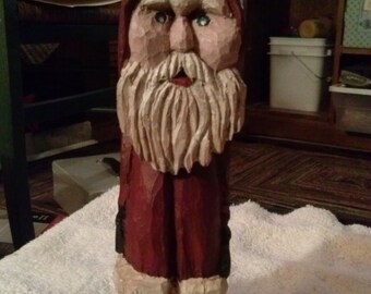 American Santa Primitive Hanger Folk Art Rustic Christmas - Etsy