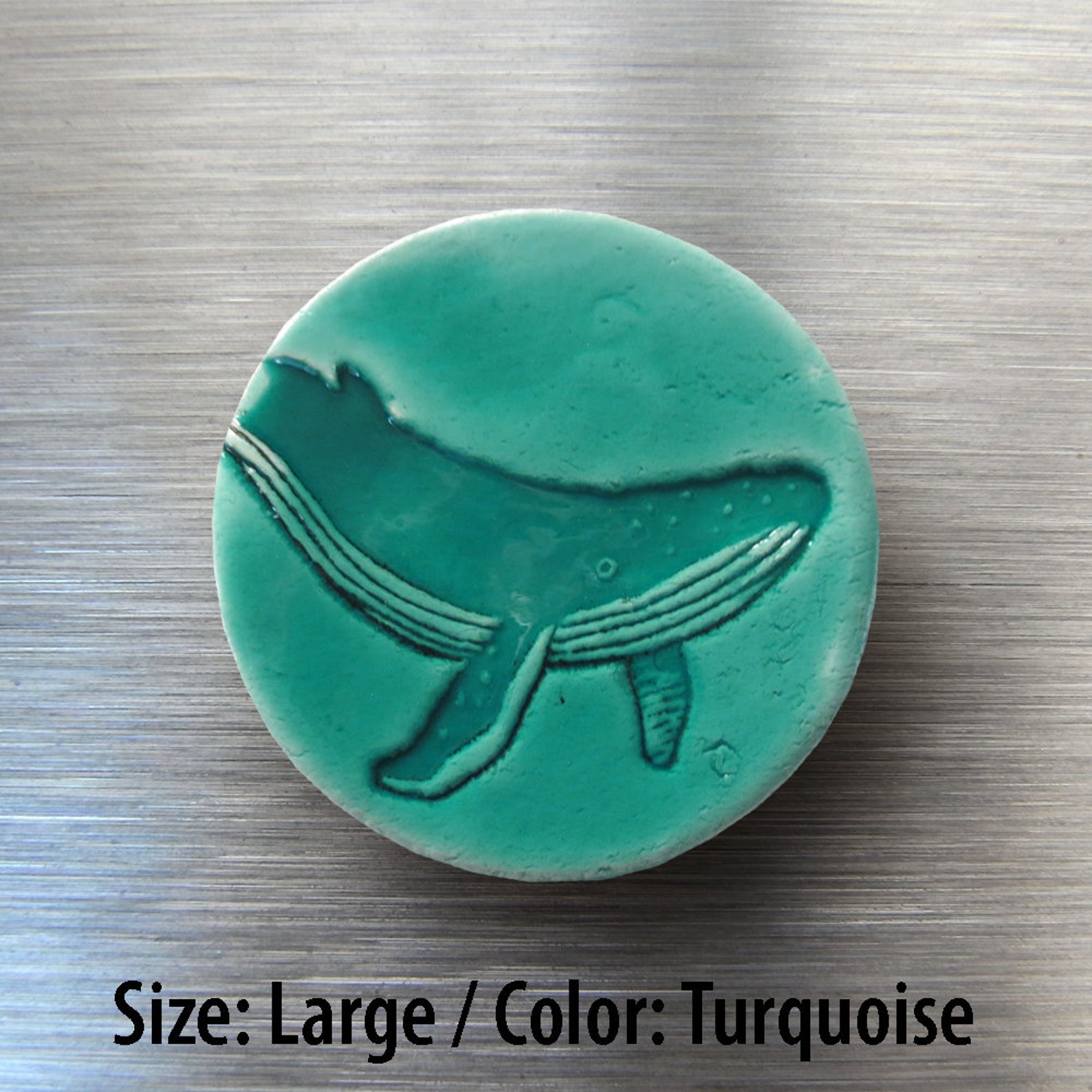 Humpback Whale Magnet: Hand Stamped Clay Magnet - Etsy
