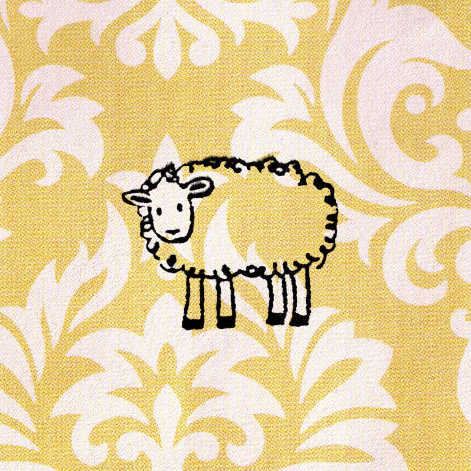 Sheep Stamp: Wood Mounted Rubber Stamp | Etsy