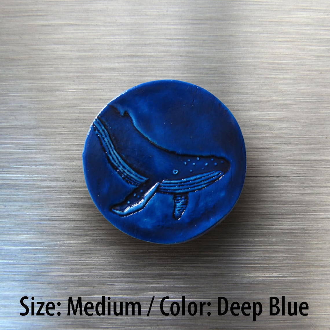 Humpback Whale Magnet: Hand Stamped Clay Magnet - Etsy